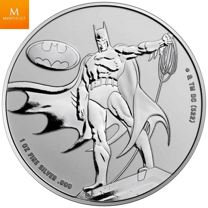Samoa 5 dollar 2023 BATMAN 1 OZ SØLV DC COMICS