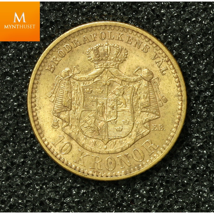10 kronor 1901 kv 1+/01